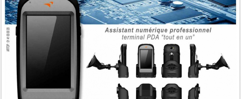 Un PDA industriel Android pour le transport et la logistique